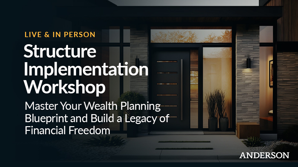 Structure Implementation Workshop | Anderson Business Advisors