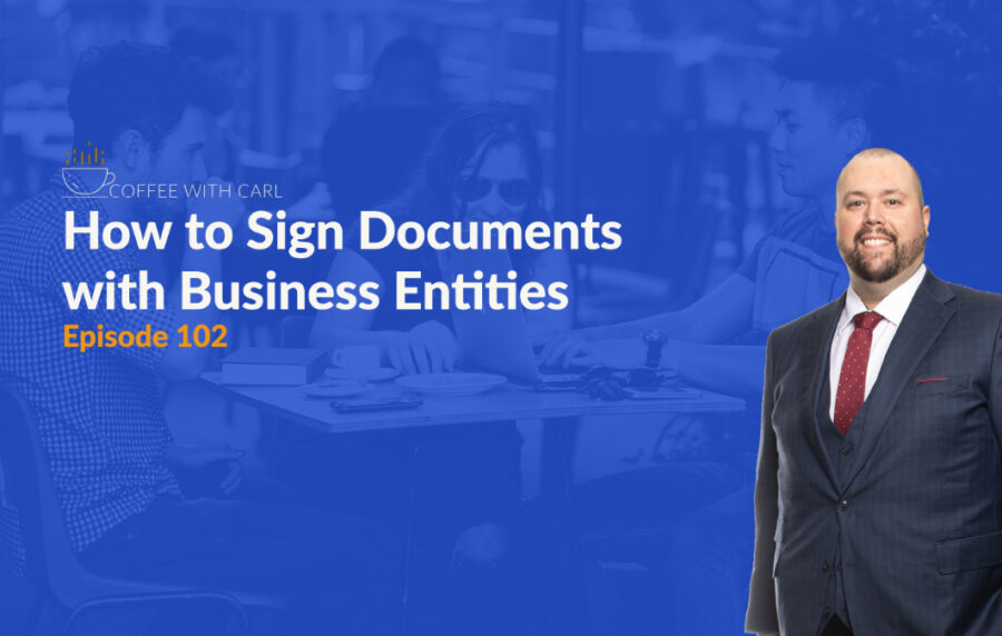 How Should I Sign my Business Documents?