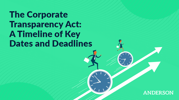The Corporate Transparency Act: A Timeline of Key Dates and Deadlines